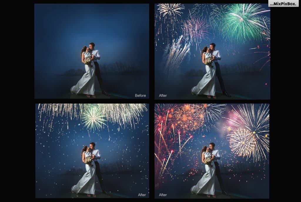 100 Fireworks Overlays: Everlasting Festival - $8 – MasterBundles