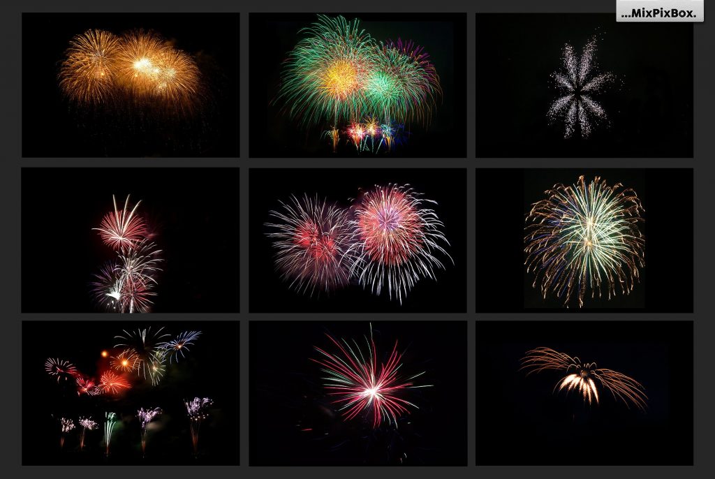 100 Fireworks Overlays: Everlasting Festival - $8 – MasterBundles