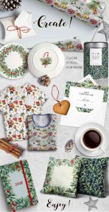 Elegant Watercolor Christmas Bundle - $18 – MasterBundles