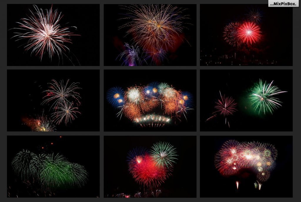 100 Fireworks Overlays: Everlasting Festival - $8 – MasterBundles
