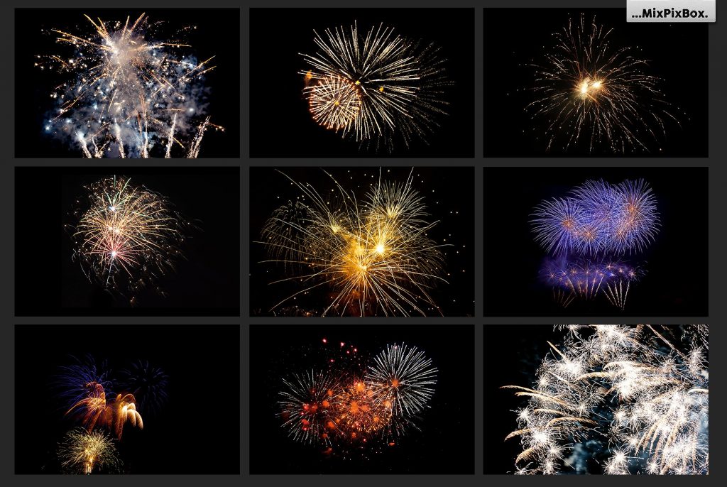 100 Fireworks Overlays: Everlasting Festival - $8 – MasterBundles