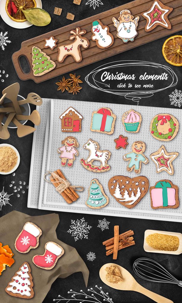 Merry Christmas Images: Patterns, Cards and Items – MasterBundles