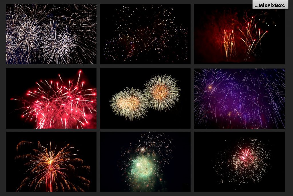 100 Fireworks Overlays: Everlasting Festival - $8 – MasterBundles