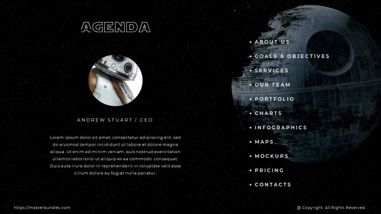 Star Wars Powerpoint Templates + Bonus: Google Slide & Keynote