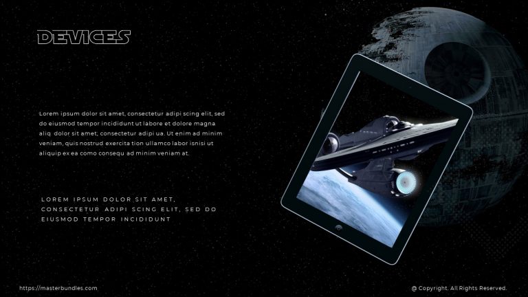 Star Wars Powerpoint Templates + Bonus: Google Slide & Keynote
