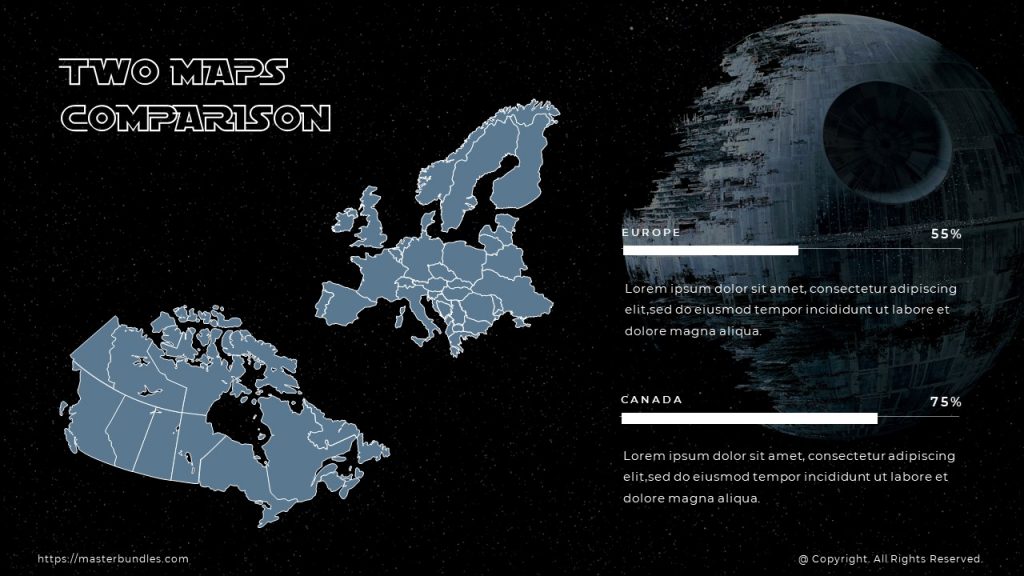 Star Wars Powerpoint Templates + Bonus: Google Slide & Keynote