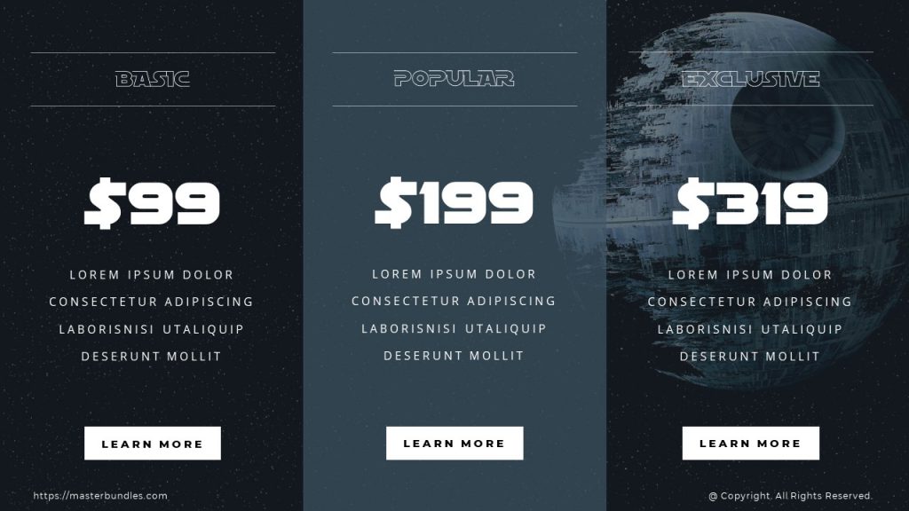 Star Wars Powerpoint Templates + Bonus: Google Slide & Keynote