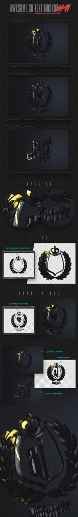 20 Best 3D Text Mockup Templates. Awesome Bundle - $19 – MasterBundles