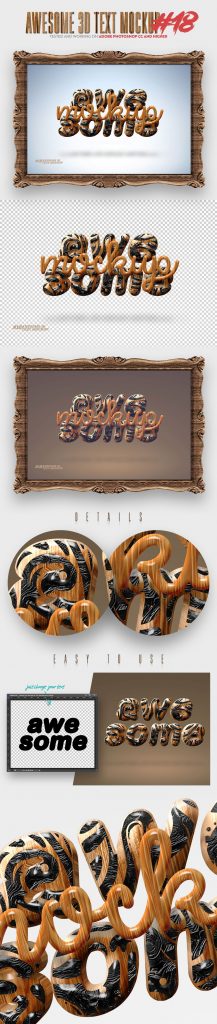 20 Best 3D Text Mockup Templates. Awesome Bundle - $19 – MasterBundles