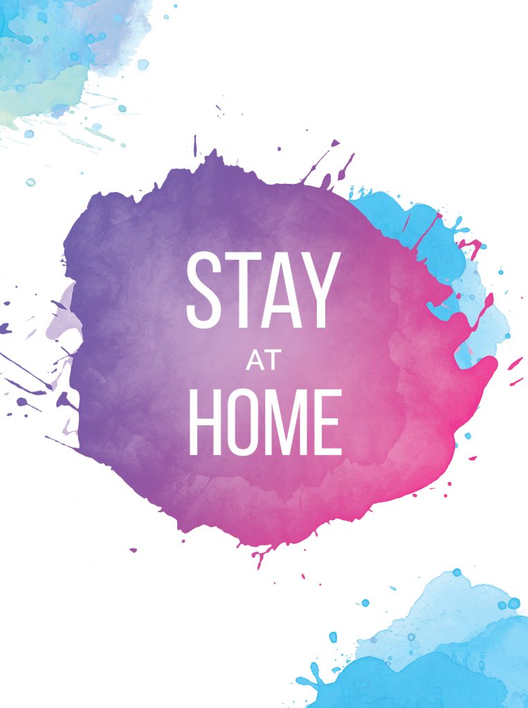 5 Free "Stay at Home" Postcards Bundle – MasterBundles