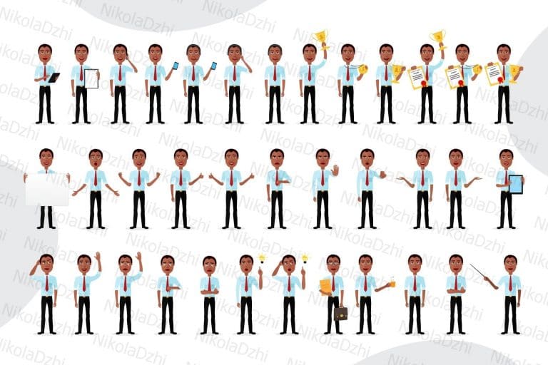 36 African American Man Clipart Vectors – MasterBundles