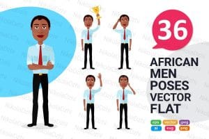 36 African American Man Clipart Vectors – MasterBundles