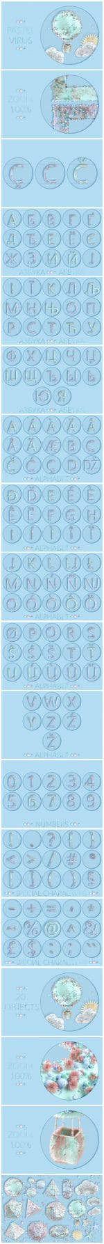 Calligraphy Alphabet: Virus Collection – MasterBundles