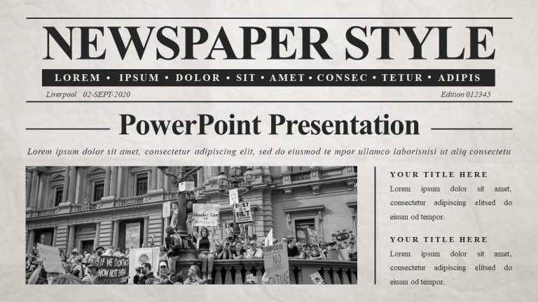 5 Free Newspaper Google Slides Template In 2022 – MasterBundles