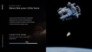 Space Powerpoint Template | Google Slides Space Theme. Best 50 Slides ...