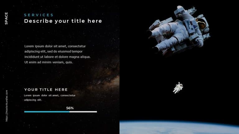 Space Powerpoint Template | Google Slides Space Theme. Best 50 Slides ...