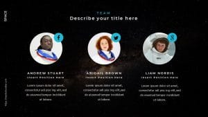 Space Powerpoint Template | Google Slides Space Theme. Best 50 Slides ...