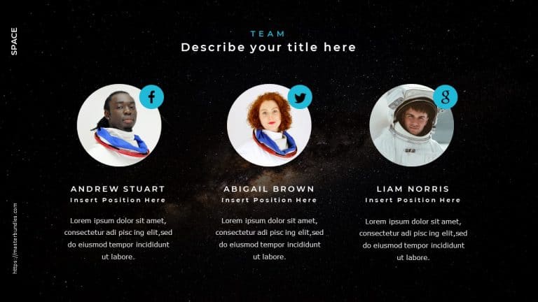 Space Powerpoint Template | Google Slides Space Theme. Best 50 Slides ...