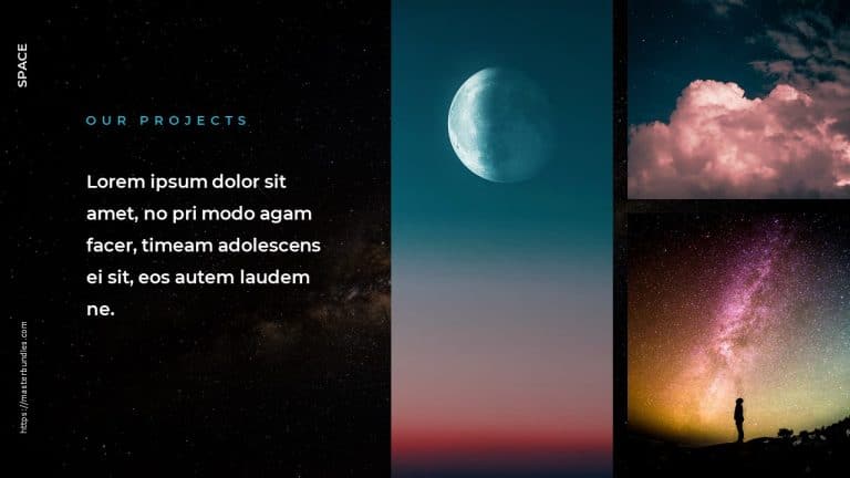 Space Powerpoint Template | Google Slides Space Theme. Best 50 Slides ...