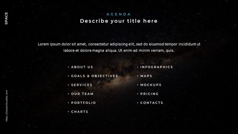 5 Best Free Google Slides Space Theme - MasterBundles