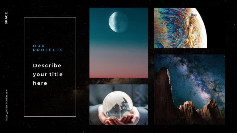 Space Powerpoint Template | Google Slides Space Theme. Best 50 Slides ...