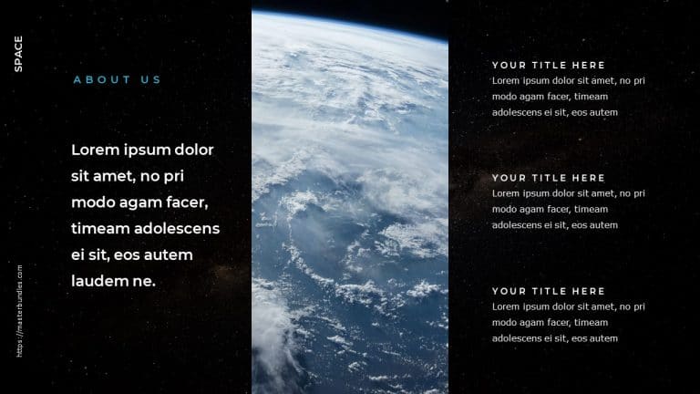 Space Powerpoint Template | Google Slides Space Theme. Best 50 Slides ...
