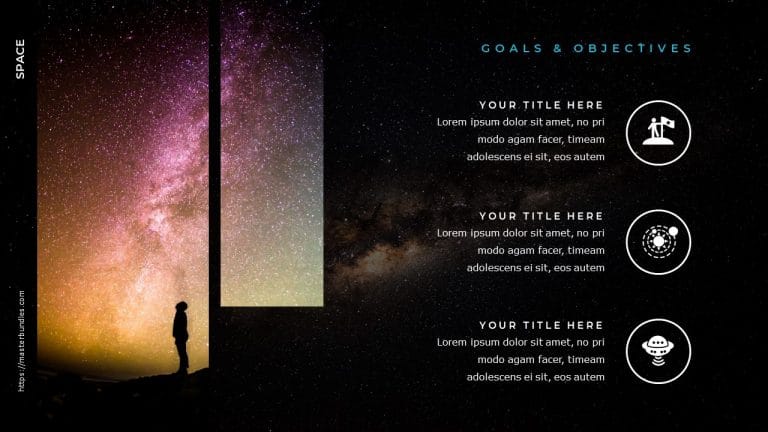 Space Powerpoint Template | Google Slides Space Theme. Best 50 Slides ...