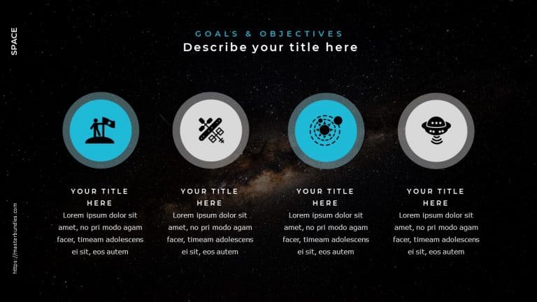 Space Powerpoint Template | Google Slides Space Theme. Best 50 Slides ...