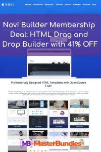 Novi Builder Promo Code 2021 | Novi Builder Membership Deal 2021: HTML Drag And Drop Builder ...