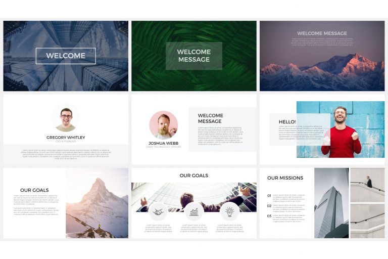 Photo Presentations: 70 Photo Slides JPG, KEY, PDF – MasterBundles