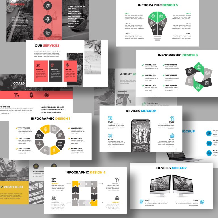 Engineering Powerpoint Template. Best 50 Unique Slides in 2022 ...