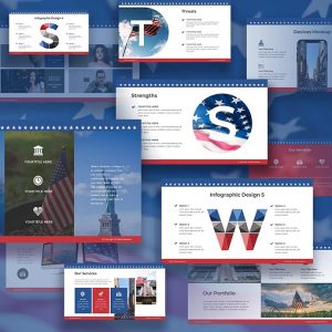 Free Independence Day Google Slides Theme: 8 Slides – MasterBundles