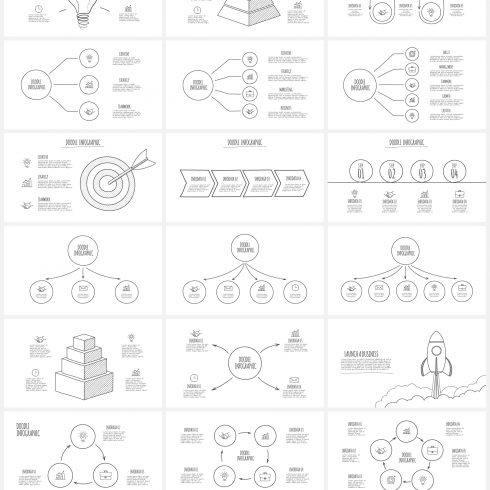 Doodle Presentation: 30 Infographics & Slides AI, PSD, EPS, KEY, PDF ...