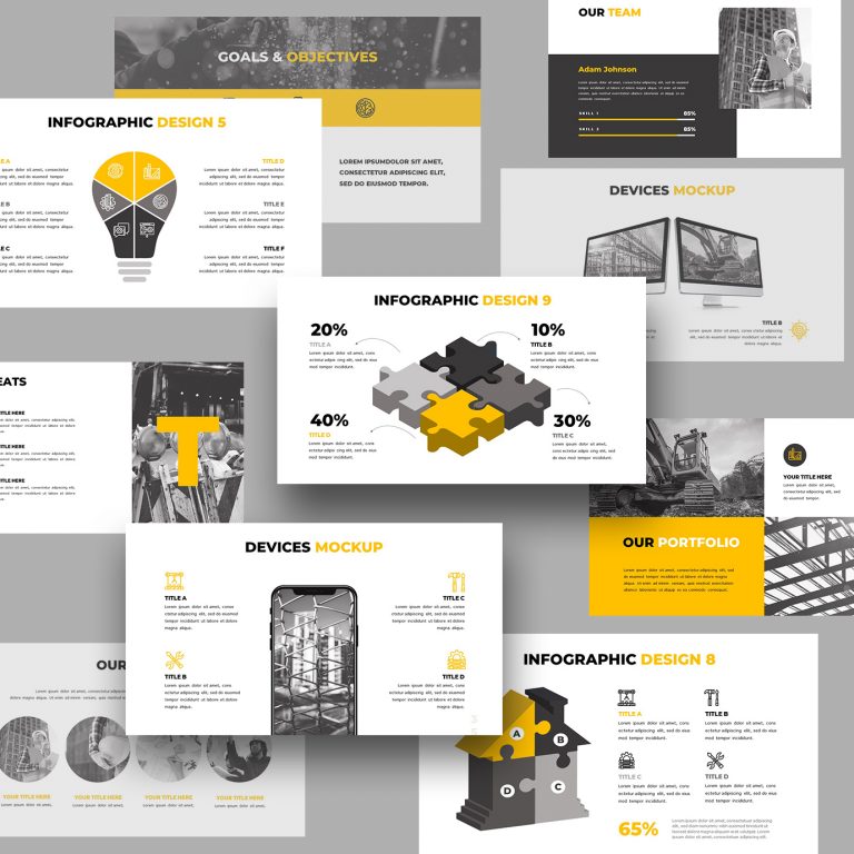 Free Engineering Powerpoint Template | Engineering PPT Template