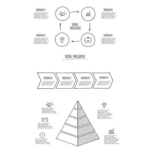 Free Doodle Presentation: 3 Slides AI, PSD, PPTX – MasterBundles