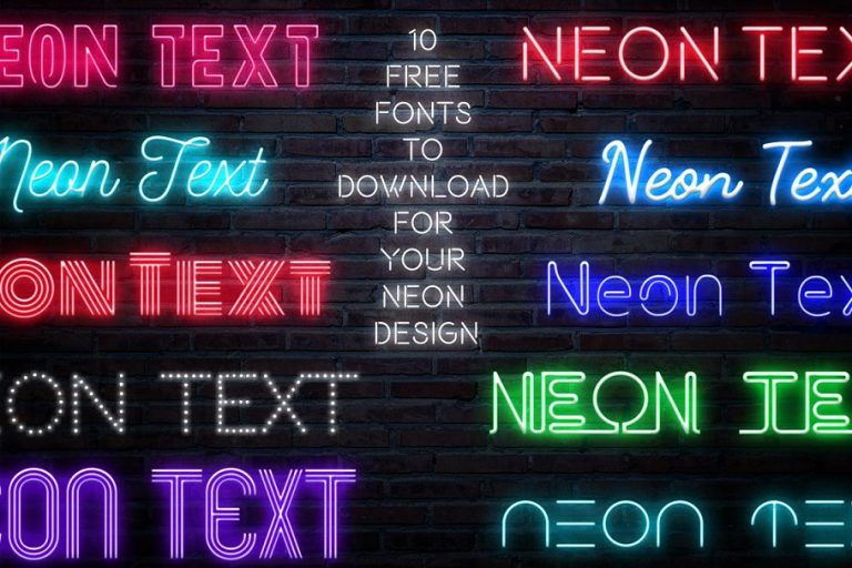 Neon Blue Text Unturned Layer Styles – MasterBundles