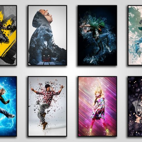 15 Wall Art Photoshop Actions Bundle | Master Bundles