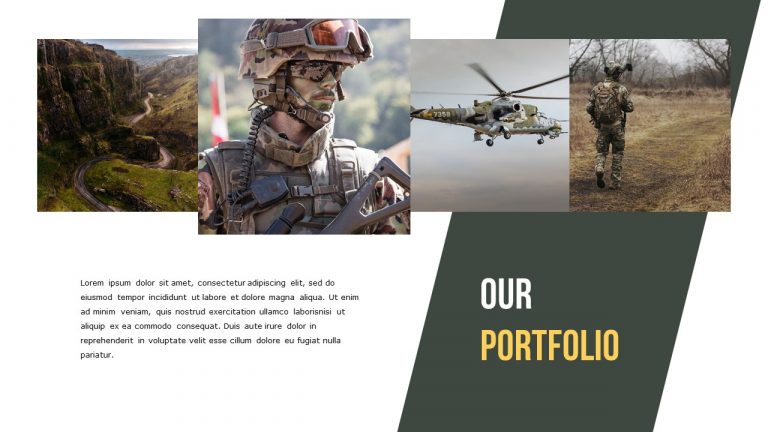 Military Powerpoint Template: Best 50 Unique Slides in 2023 – MasterBundles