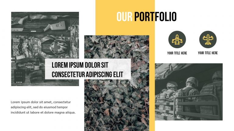 Military Powerpoint Template: Best 50 Unique Slides in 2023 – MasterBundles