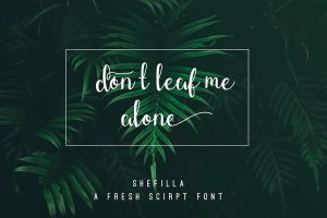 Shefilla Rouge Script Font – MasterBundles