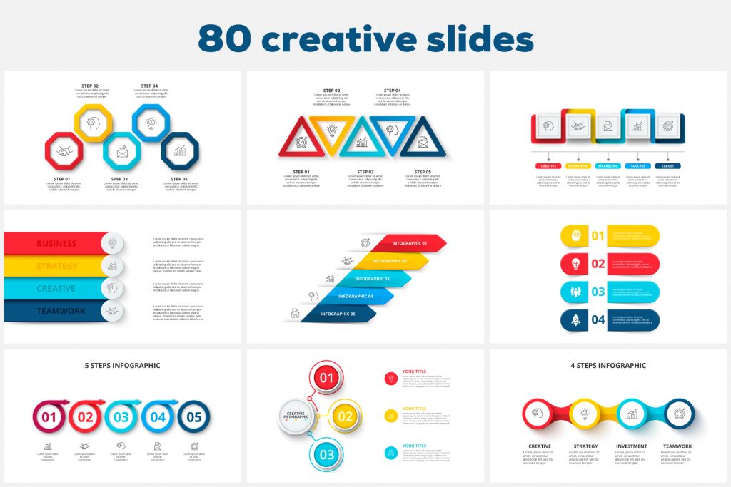 80 Cool Animated Infographics Presentations – MasterBundles