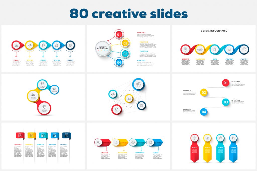 80 Cool Animated Infographics Presentations – MasterBundles