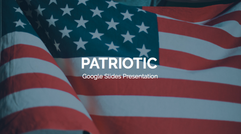 Free Patriotic PowerPoint Template | Master Bundles