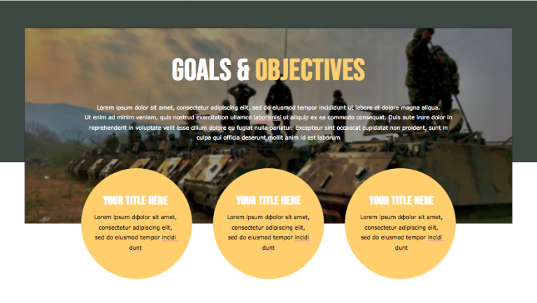 Free Military Powerpoint Template – MasterBundles