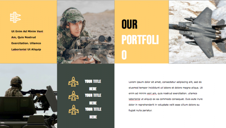 Free Military Powerpoint Template – MasterBundles