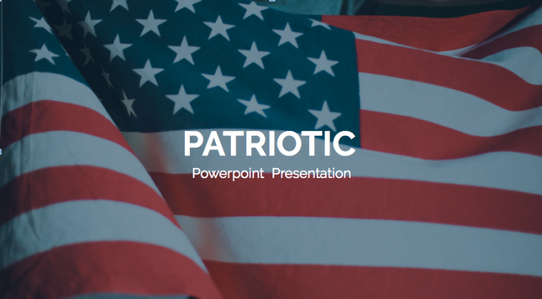 Patriotic PowerPoint Template 2022: 50 Slides + Keynote + Google Slides ...