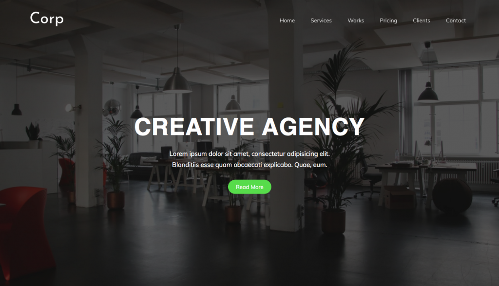 Free Modern Blogger PRO Theme: Corporate – MasterBundles
