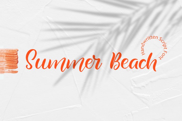 Summer Handwritting Beach Resort Font – MasterBundles