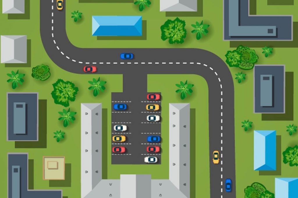 Map Clipart: a Set of Vector Maps Top View – MasterBundles