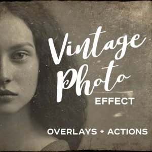 50 Vintage Overlays & Backgro | MasterBundles